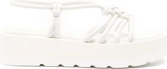 Gianvito Rossi Sandalen - Sandals White - Gr. 36 (EU) - in Wei&szlig; - f&uuml;r Damen