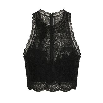 Ermanno Scervino Femme, Tops, Noir, Taille: 38 FR Top
