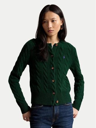 Polo Ralph Lauren Strickjacke 211972104503 Dunkelgr&uuml;n Slim Fit