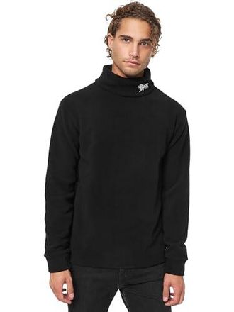 Lonsdale CURDWORTH Sweatshirt, Black/White, XXXL Mens