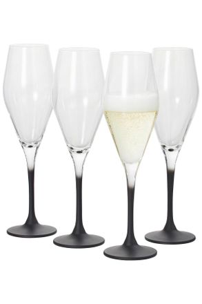 Villeroy & Boch Gl&auml;serset Manufacture Rock, Klar, Glas, 4-teilig, 260 ml, Essen & Trinken, Gl&auml;ser, Gl&auml;ser-Sets