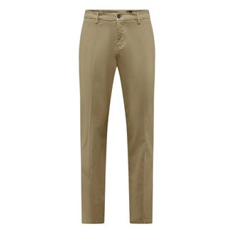 Bomboogie Homme, Pantalons, Beige, Taille: W34 Chinos Slim Fit Stretch Satin avec Poches Am&eacute;ricaines