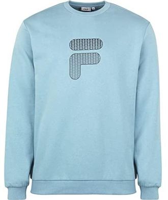 Fila Broc Crew Sweat-Shirt pour Homme, Adriatic Blue, L