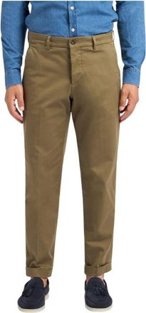 Brooks Brothers Homme, Pantalons, Vert, Taille: W36 Military Relaxed Fit Double Twisted Cotton Chinos