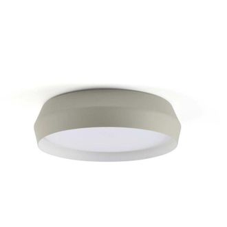 Faro Barcelona Faro Barcelona - shoku 350 Wand-/Deckenleuchte Grau/Wei&szlig; 64278