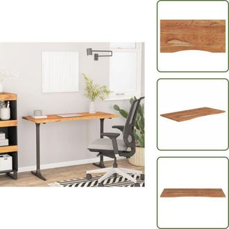 vidaXL vidaXL Schreibtischplatte 120x60x2,5 cm Rechteckig Massivholz Akazie