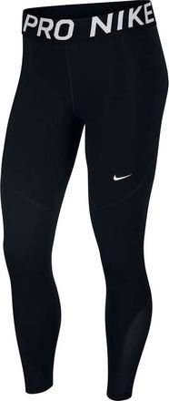 Nike Damen Leggings Pro, Black/White, S, AO9970-010