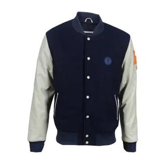 Le Temps Des Cerises Homme, Vestes, Bleu, Taille: L Veste Teddy en Laine Bleue Liv