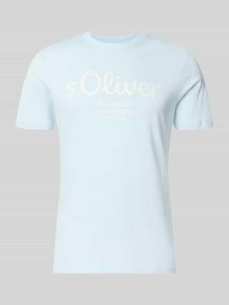s.Oliver Red Label Regular Fit T-Shirt aus reiner Baumwolle