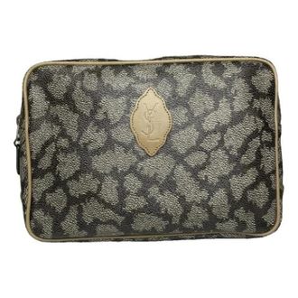 Saint Laurent Pre-owned Leder Clutch - - Pre-owned - Damen - Mehrfarbig - ONE SIZE