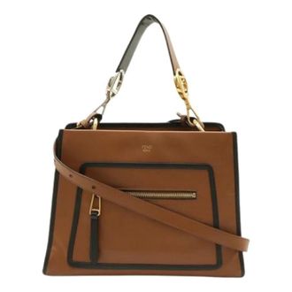 Fendi Sac bandouli&egrave;re vintage Pre-owned - Femme - Pre-owned - Brun - Taille: ONE Size
