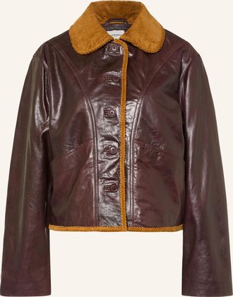 Claudie Pierlot Claudie Pierlot Lederjacke rot