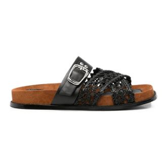Sergio Moretti Offene Hausschuhe - - Shoes - Damen - Schwarzk - 40 EU