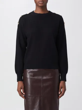Liu Jo Gilet ras du cou en m&eacute;lange de viscose &agrave; fermeture boutonn&eacute;e