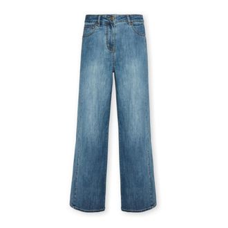 Elena Miro Wanda Wide Leg Jeans - - Jeans - Damen - Blau - XL