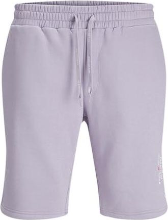 Jack & Jones SweatShorts Jpstarchie France Mid Short de survêtement, Languid Lavender, L Hommes
