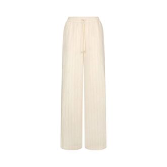 Liu Jo Gestreifte Hose - - Trousers - Damen - Beige - M