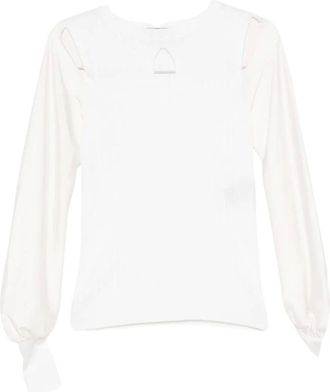 D.exterior Femme, Pulls, Beige, Taille: 38 FR Maille &agrave; Col Rond