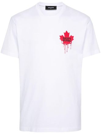 Dsquared2 t-shirt Cool Fit en coton - Blanc