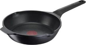 Lagostina Aroma Antihaft-Pfanne, Pfanne aus druckgegossenem Aluminium Ø 24 cm, Induktionspfanne, Gas und Backofen mit Thermo-Signal und Titanium-Beschichtung zu