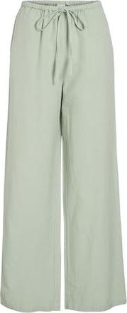 Vila Vila Pants Pantalon Viprisilla RW, Silt Green, 38 Femmes