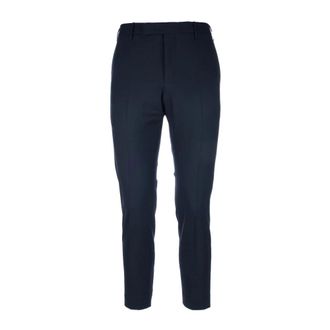 Pantaloni Torino Blaue Hose mit Verdecktem Verschluss - - Trousers - Herren - Blau - S