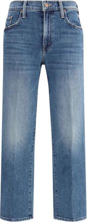 Mother Mid Rise Rambler Zip Ankle Fray Jeans - - Jeans - Damen - Blau - W25