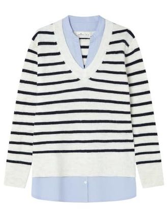 Springfield Pull pour Femme, Multicolore, M