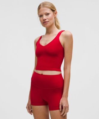 lululemon Align Tanktop f&uuml;r Frauen - Gr&ouml;&szlig;e 14 in Dark Red