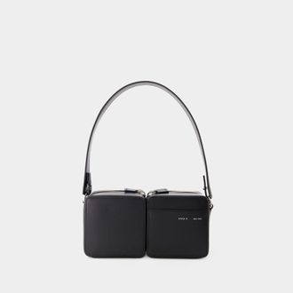 Kara Hobo Stacked Bag - Kara - Leder - Schwarz