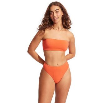 Seafolly Damen Bikinihose Sea Dive High Rise Pant