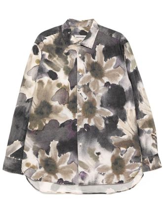 CASEY CASEY Big Raccourcie Hemd - Grau