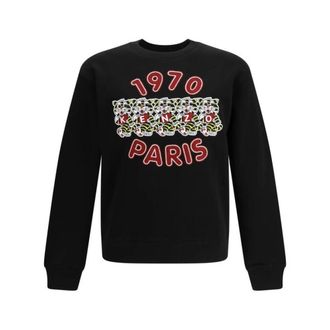 Kenzo Cotton Casual Sweatshirt - - Sweatshirts & Hoodies - Herren - Schwarzk - S