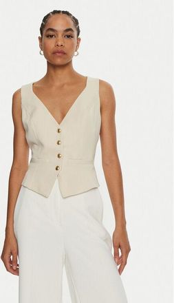 Guess Weste Fatima W4YN53 WFWX2 &Eacute;cru Regular Fit