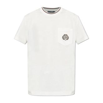 Dolce & Gabbana T-Shirt mit Tasche - - Tops - Herren - Wei&szlig; - 2XL