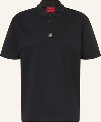 HUGO BOSS Hugo Jersey-Poloshirt Deabono schwarz