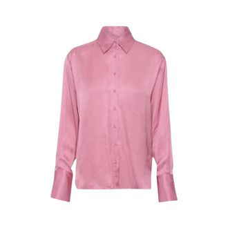 Inwear Chemisier ample &agrave; manches longues - Femme - Blouses et Chemises - Rose - Taille: 44 FR