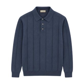 Canali Poloshirt - - Tops - Herren - Blau - XL