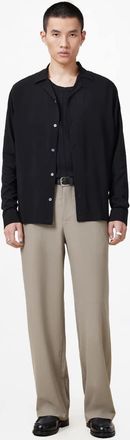 AllSaints Halla - Hose in Taupe-Braun-Brown