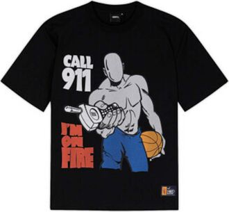 AND1 T-Shirt On Fire