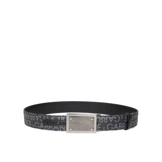 Dolce & Gabbana Schwarze G&uuml;rtel von Dolce Gabbana - - Accessories - Herren - Schwarzk - 90 CM
