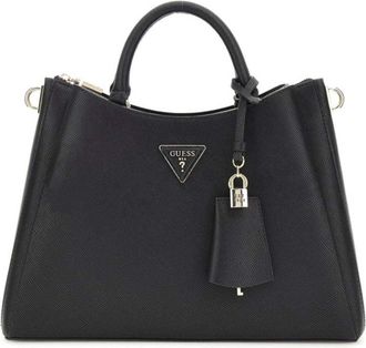Guess Eco Gloriana Girlfriend Satchel Bag Black