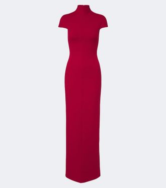 Solace London Robe Lang aus Cr&ecirc;pe