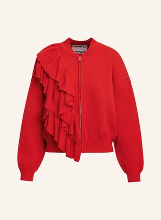 Essentiel Strickjacke Kodi rot