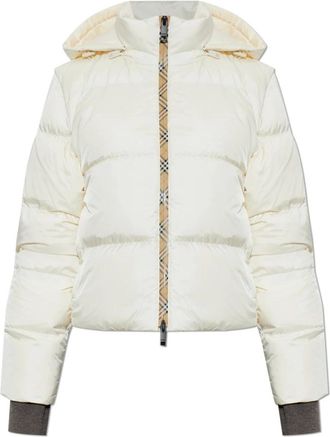 Burberry Veste matelass&eacute;e Langdale - Femme - Vestes - Beige - Taille: 38 FR