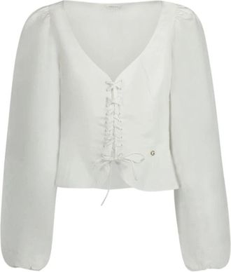 Guess Damen, Blusen & Hemden, Weiß, XSGröße