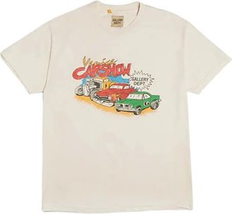 Gallery Dept. Car-Show T-Shirt mit grafischem Print - Nude