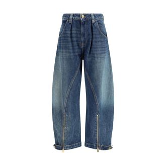 Pinko Pinko, Femme, Jeans, Bleu, Taille: W28 Jean ballon avec fermeture &eacute;clair