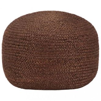 vidaXL Handgefertigter Sitzpuff Braun 40 x 45 cm Jute vidaXL