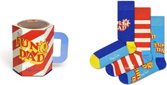 Happy Socks Herren 3-Pack Father Of The Year Socks Gift Set herrensocken, Blue